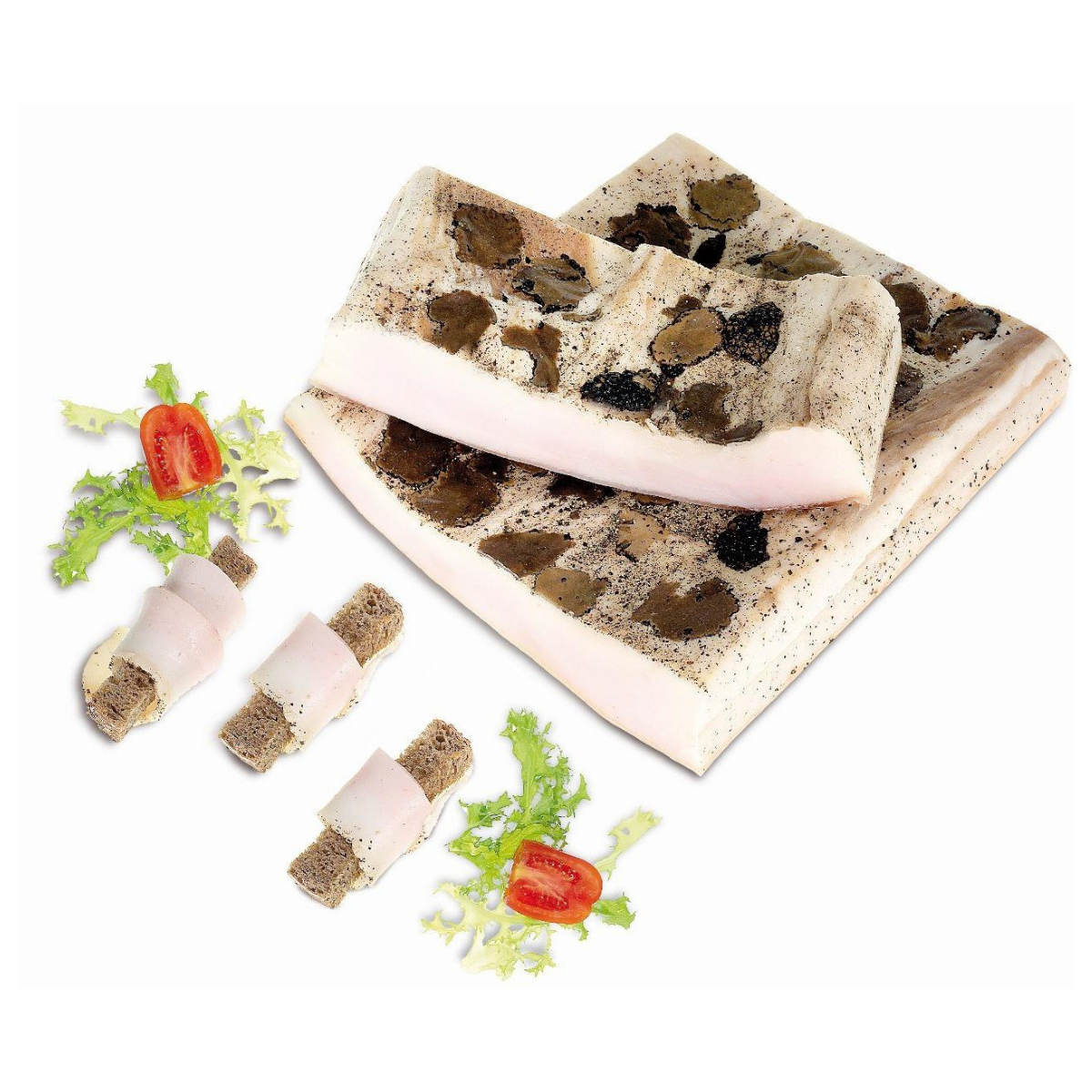 Vendita online Lardo toscano con scaglie di tartufo, 500g