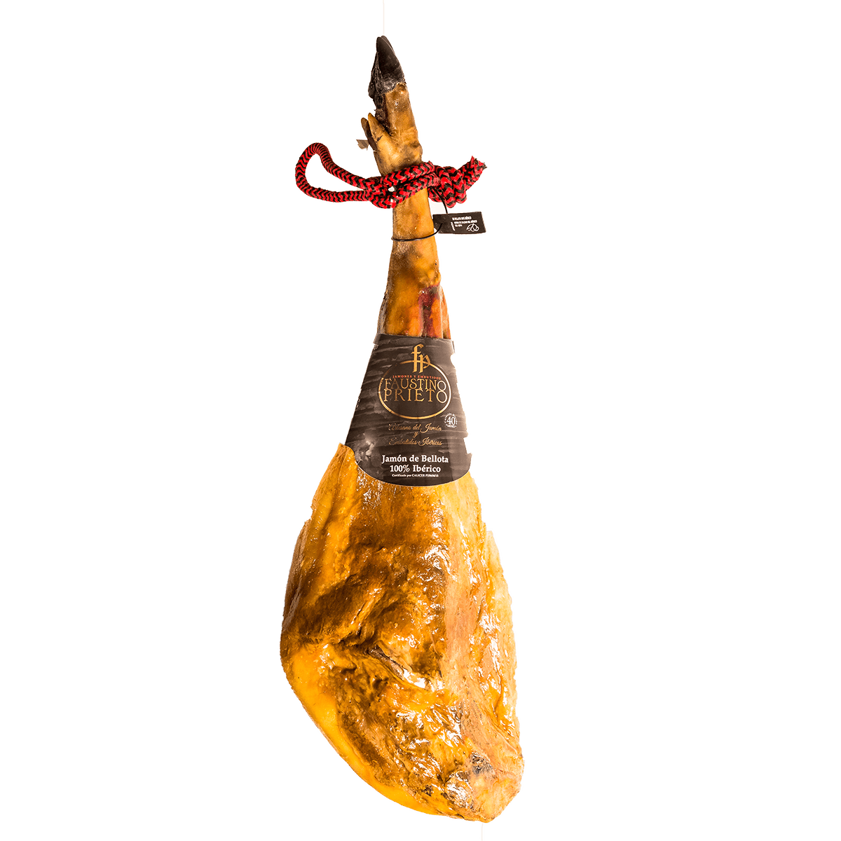Jamón de Cerdo de Bellota 100% Iberico stagionato 40 mesi, Faustino ...