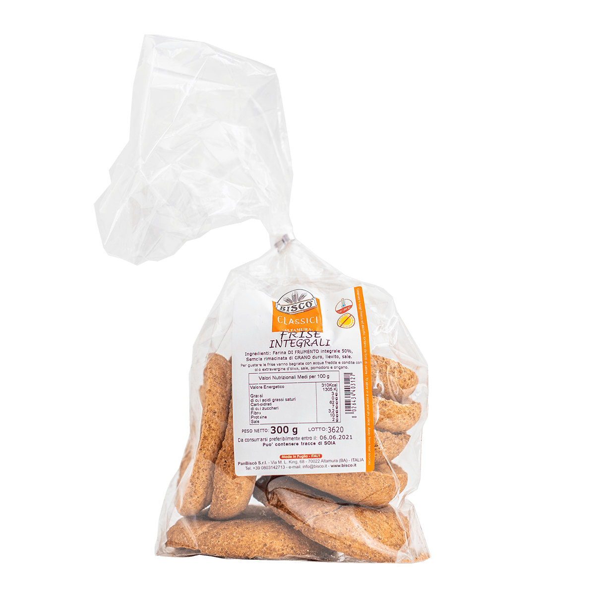 Frise de blé entier, 300g